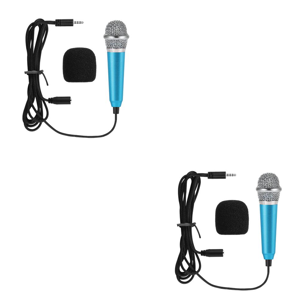 2/3 Mini Microphone Wired Handheld Mic Meeting Holiday Performing Audio ...