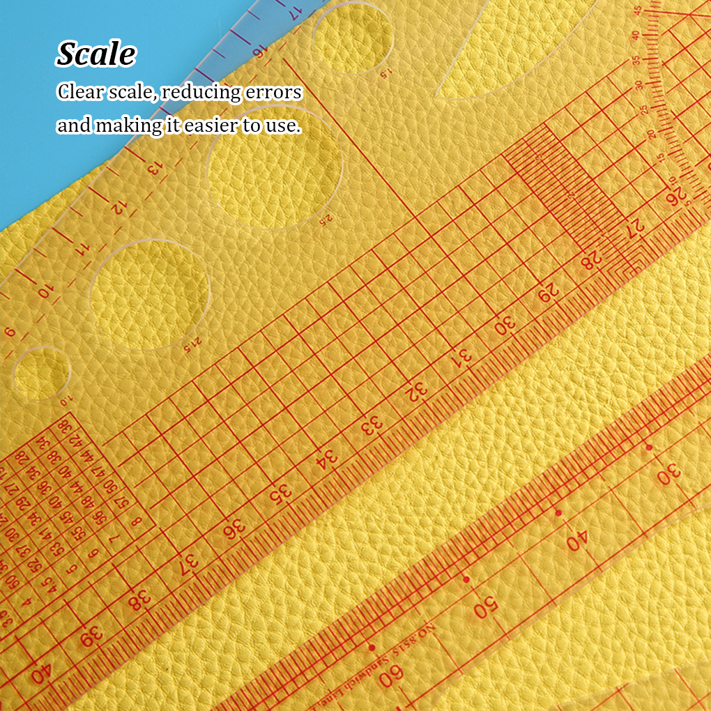 1/2/3 PATCHWORKS RULER French Sewing Rulers Measure Tailor Ruler ...